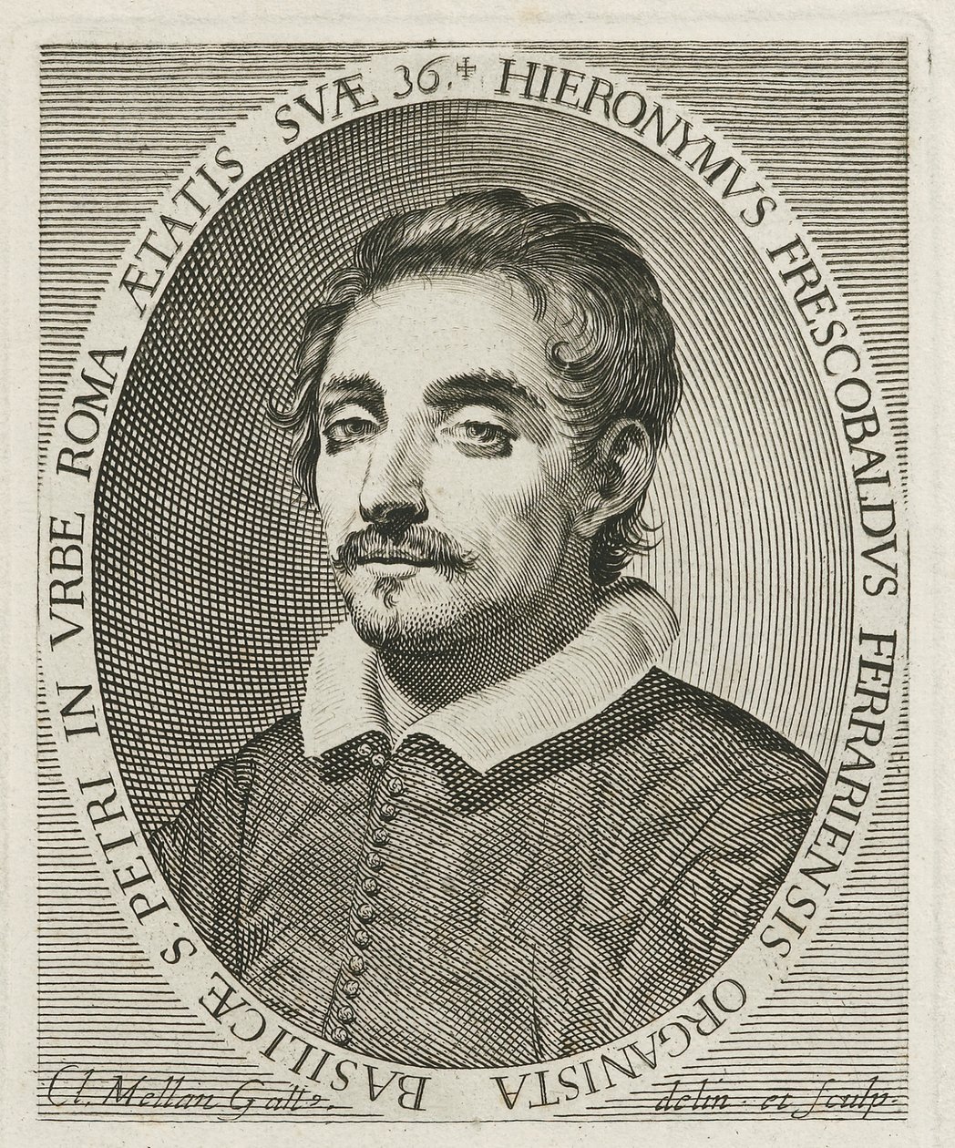 Portrait of the composer Girolamo Frescobaldi