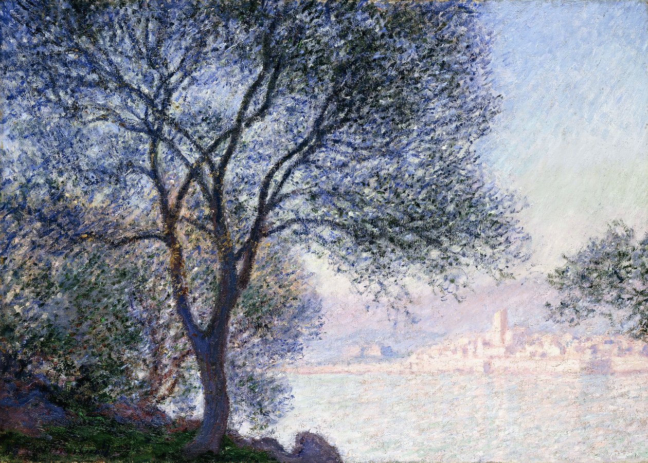 Antibes Seen from the Salis by Claude Monet