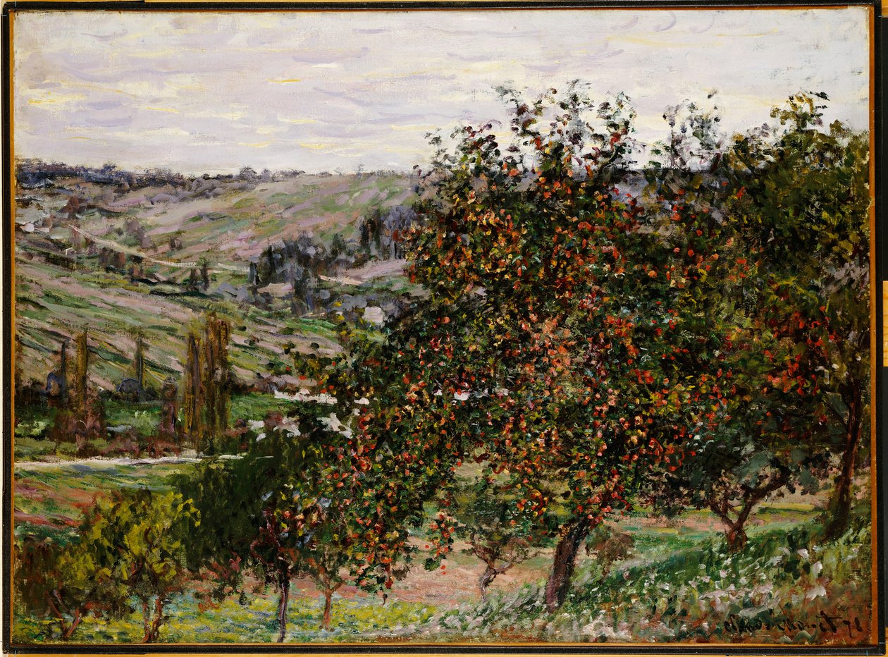 Apple Trees near Vetheuil by Claude Monet: Fine art print