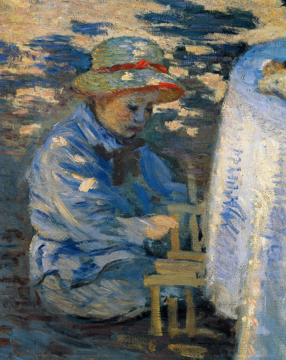 Breakfast in the Garden by Claude Monet: Fine art print