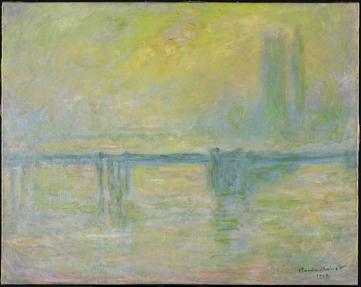 Charing Cross Bridge: Fog by Claude Monet: Fine art print
