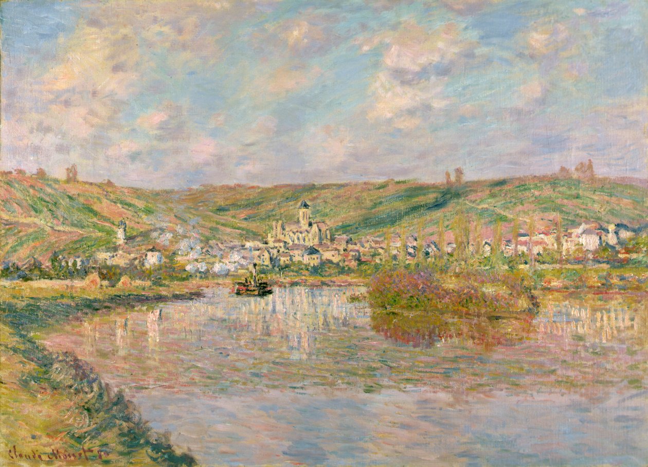 Late Afternoon, Vetheuil by Claude Monet: Fine art print