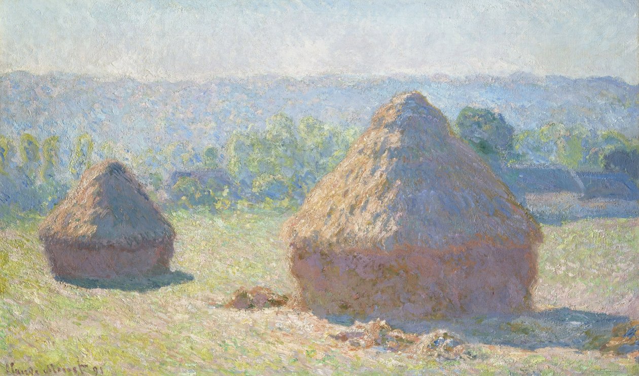 Haystack in the Evening Sun, 1891 by Claude Monet