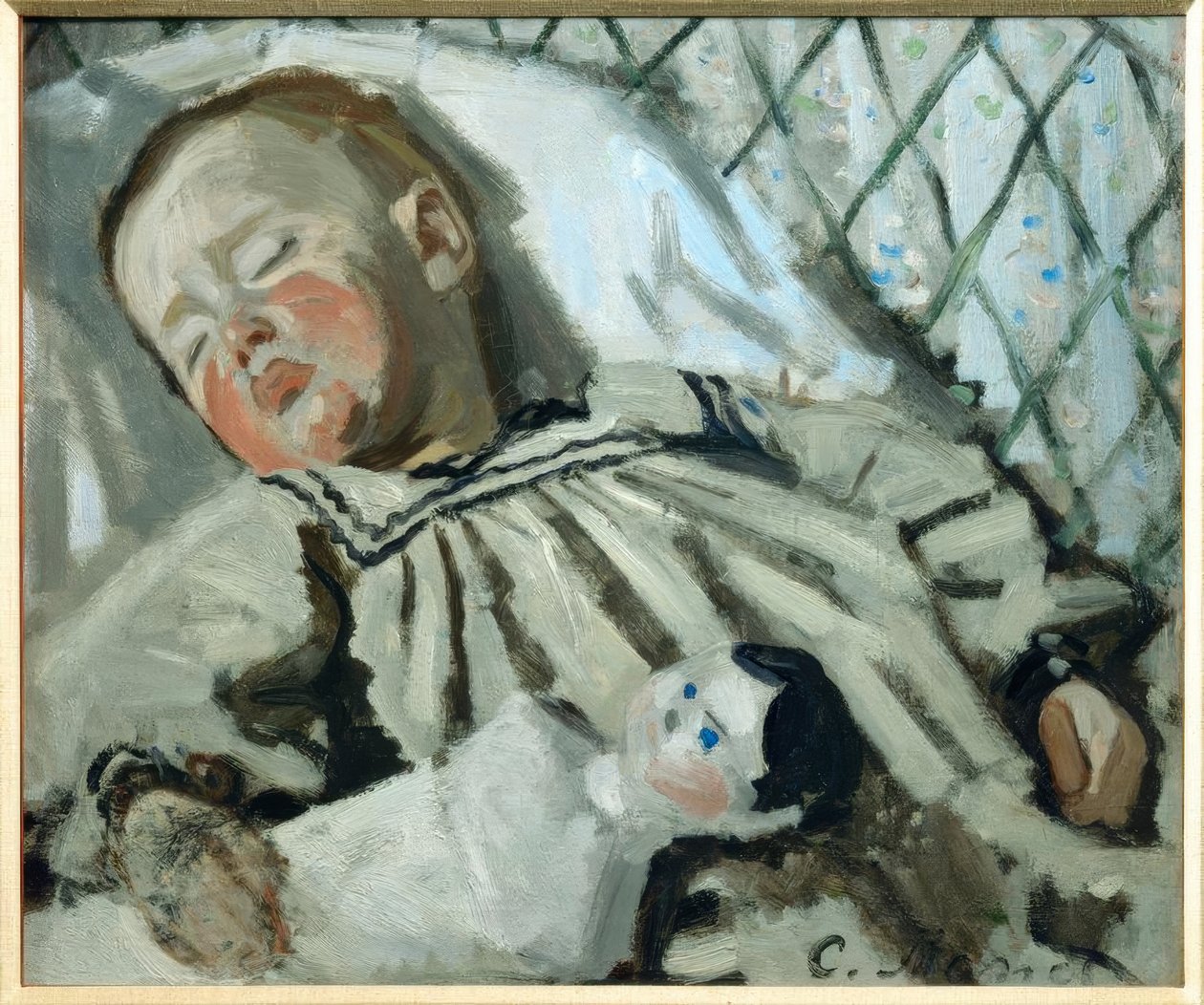 Jean Monet Asleep by Claude Monet: Buy fine art print