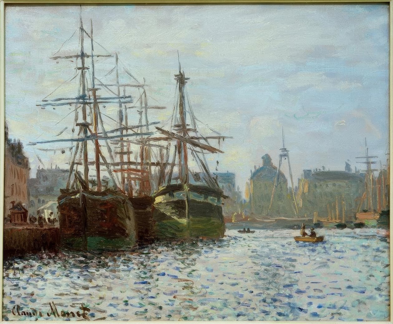 The Commerce Basin, Le Havre by Claude Monet: Fine art print