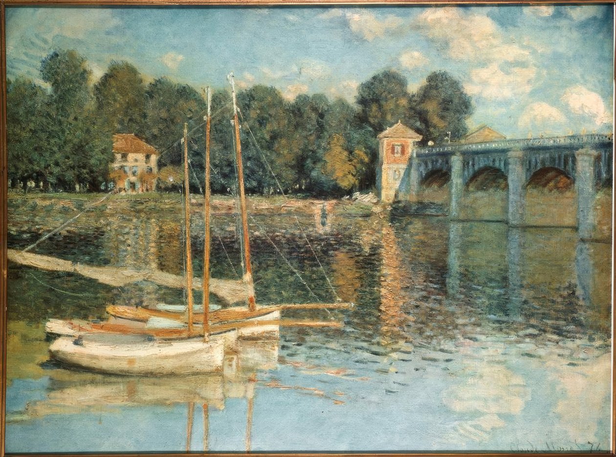 The Bridge at Argenteuil by Claude Monet: Fine art print