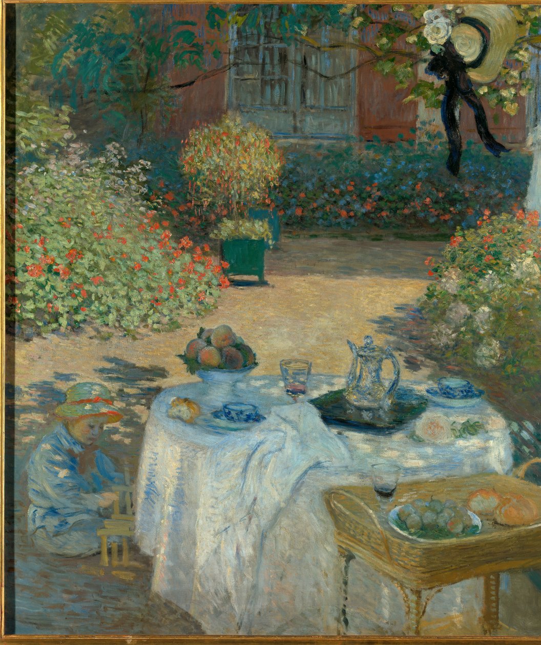 Lunch in Monet's Garden at Argenteuil by Claude Monet