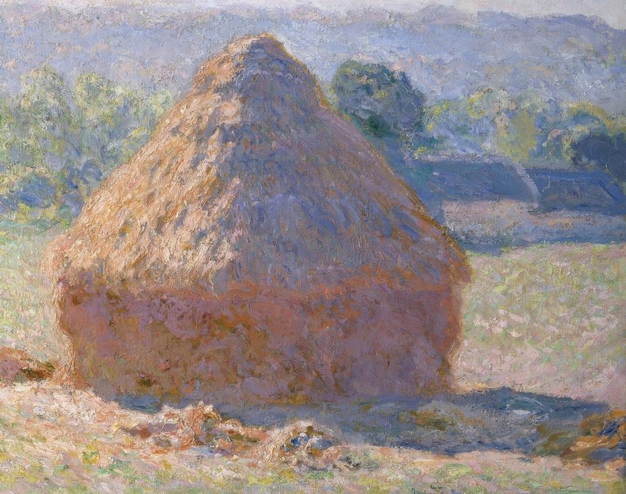 The Haystacks, End of Summer by Claude Monet