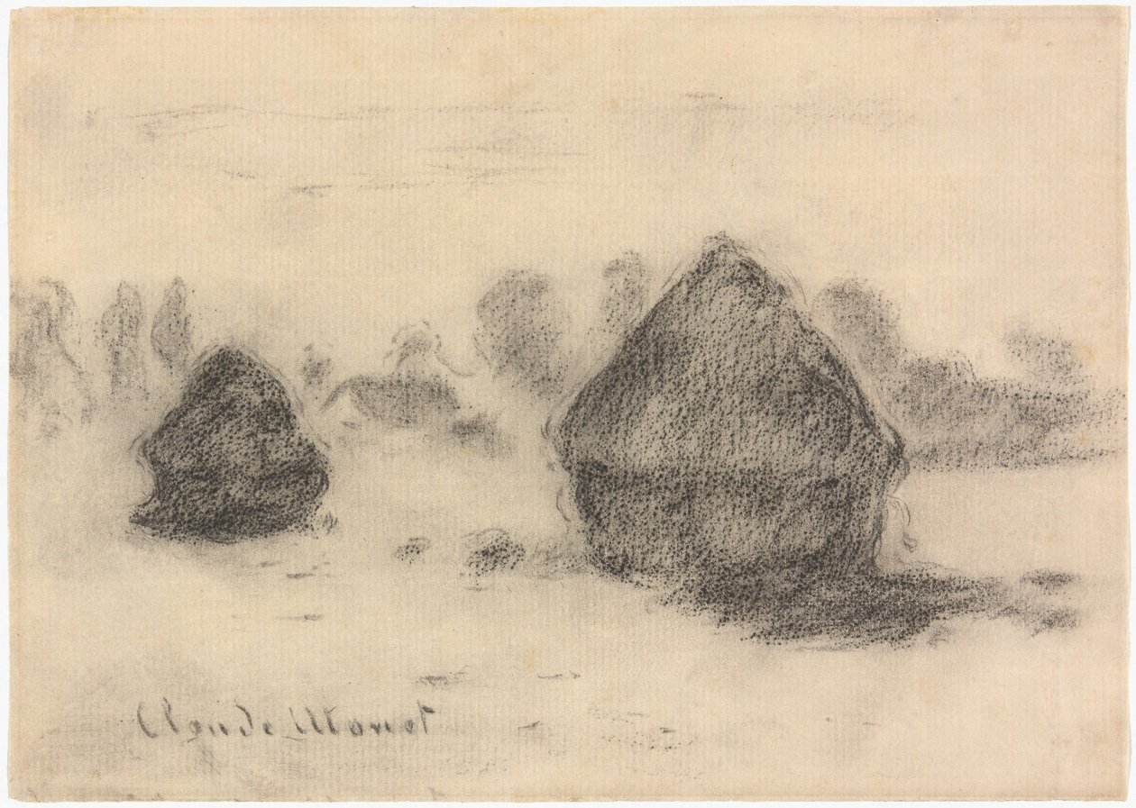 Stacks of Wheat, 1891 by Claude Monet: Buy fine art print