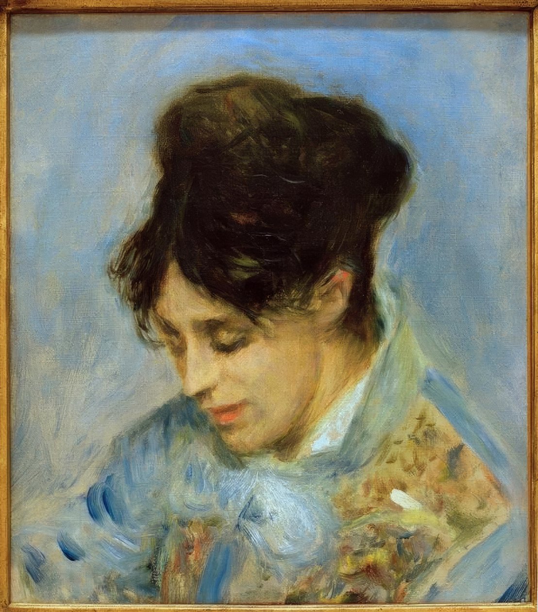 Portrait of Madame Claude Monet by Claude Monet