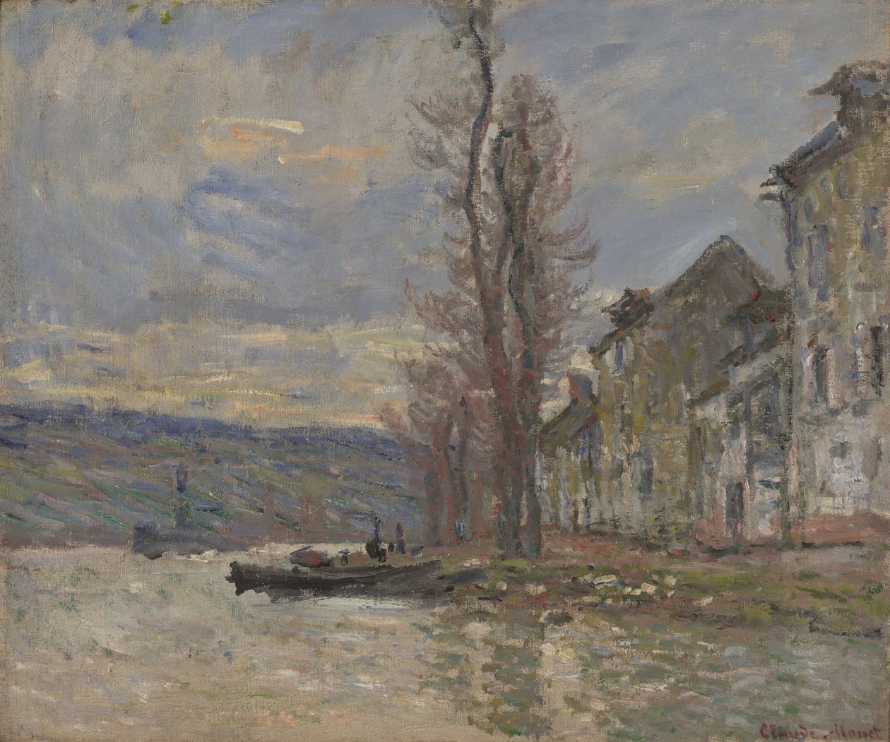 River at Lavacourt by Claude Monet: Buy fine art print