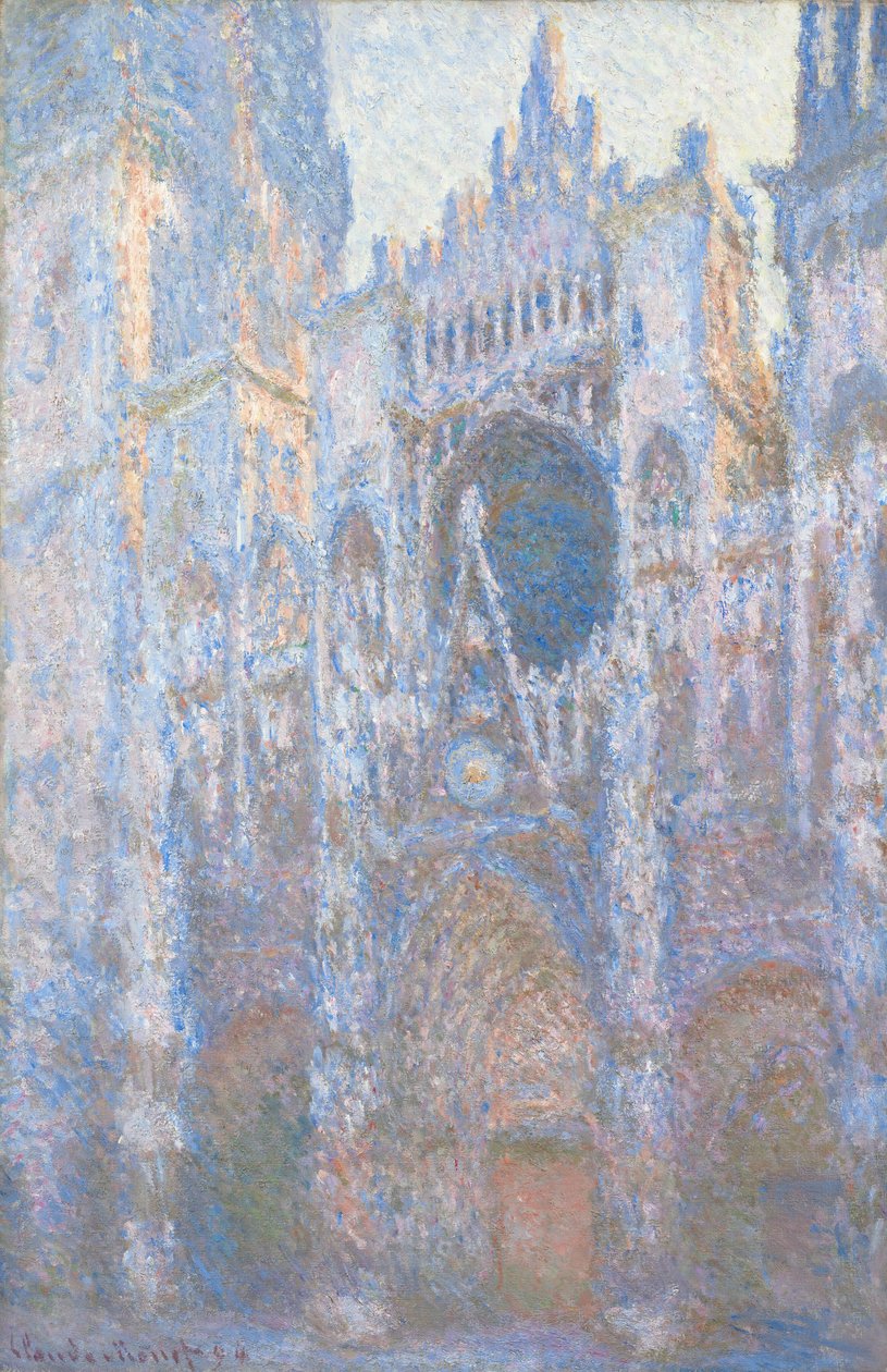 Rouen Cathedral, West Façade, 1894 by Claude Monet