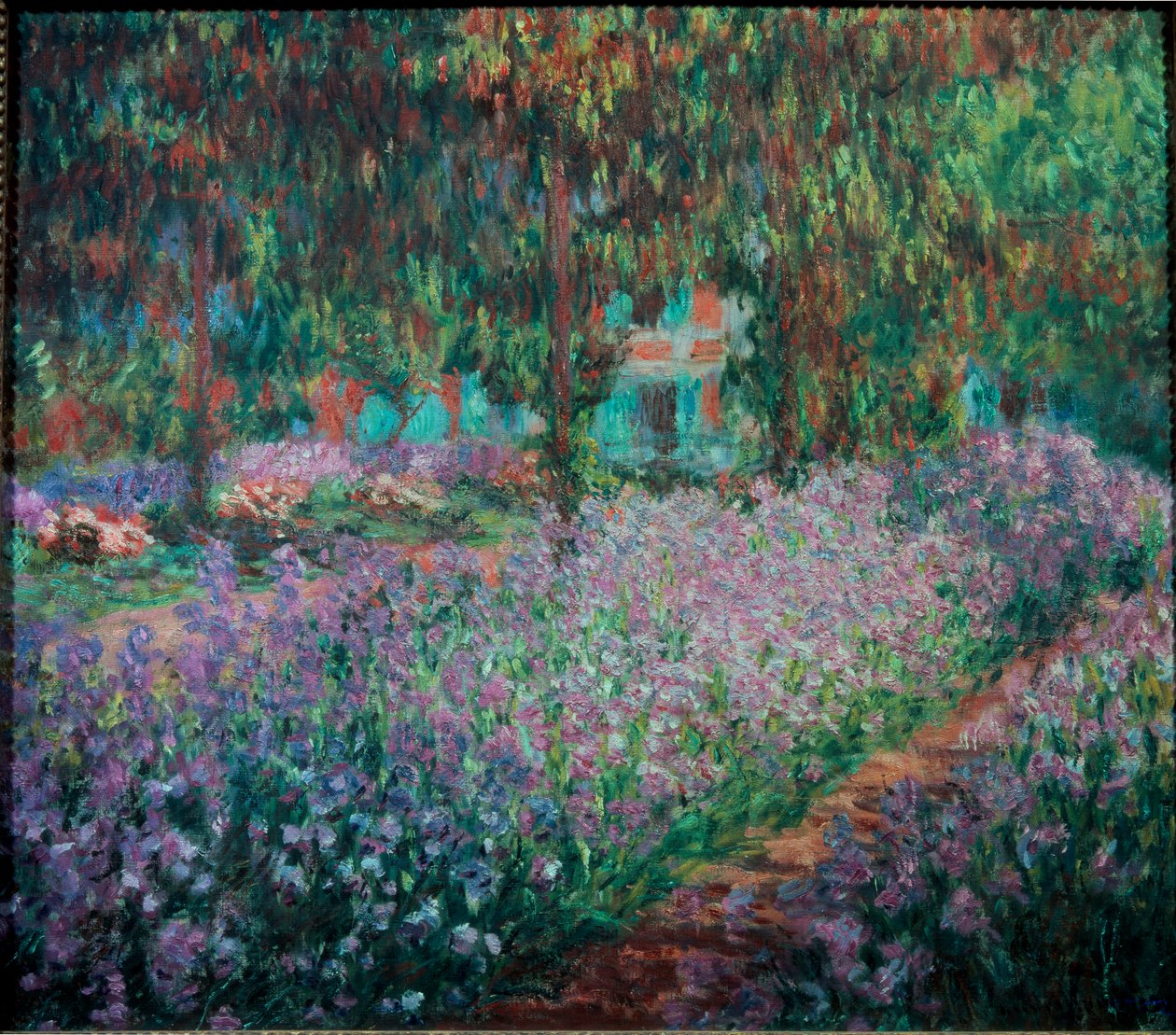 The Artist's Garden at Giverny by Claude Monet