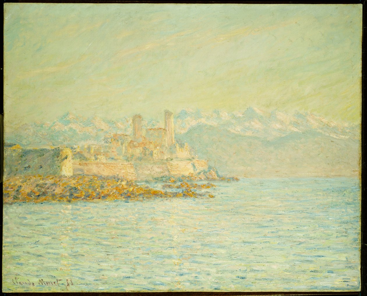 The Old Fort at Antibes by Claude Monet: Fine art print