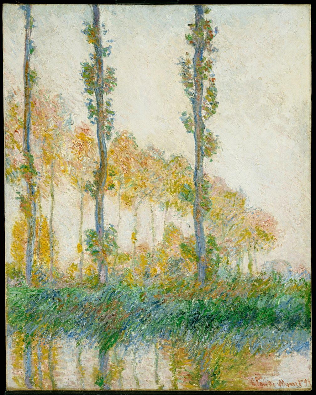 The Three Trees, Autumn by Claude Monet: Fine art print