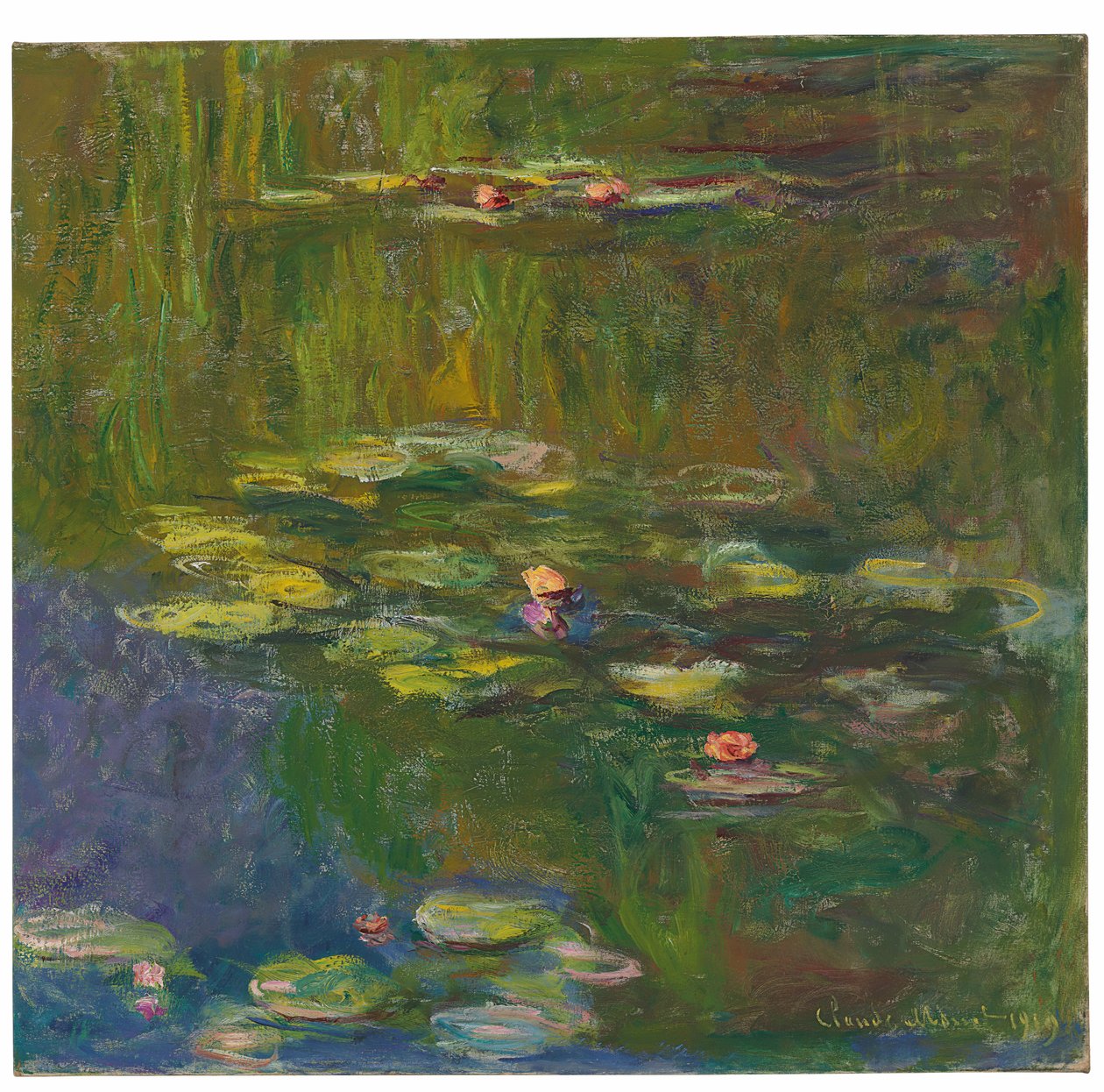 The Water Lily Pond by Claude Monet: Buy fine art print