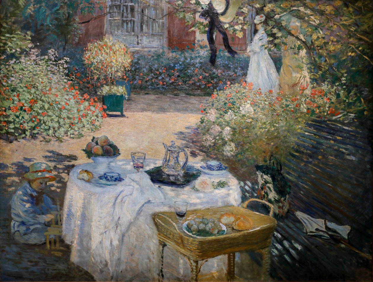 The Luncheon: Decorative Panel by Claude Monet