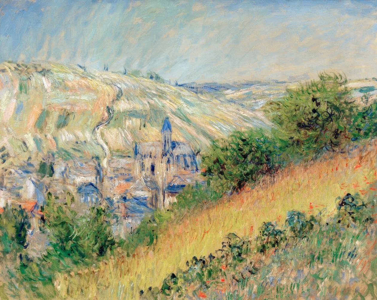 View of Vetheuil by Claude Monet: Buy fine art print
