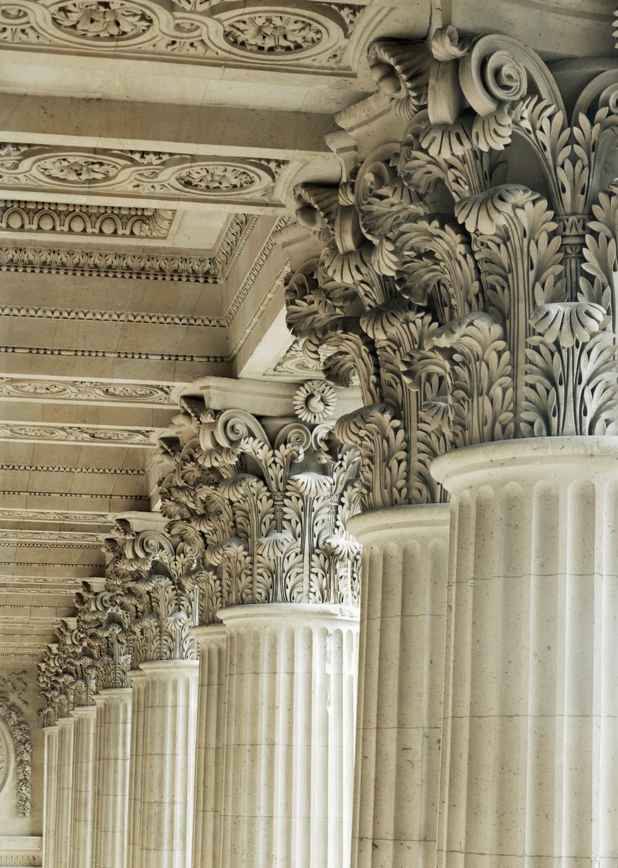 Colonnade by Claude Perrault, Corinthian Capitals