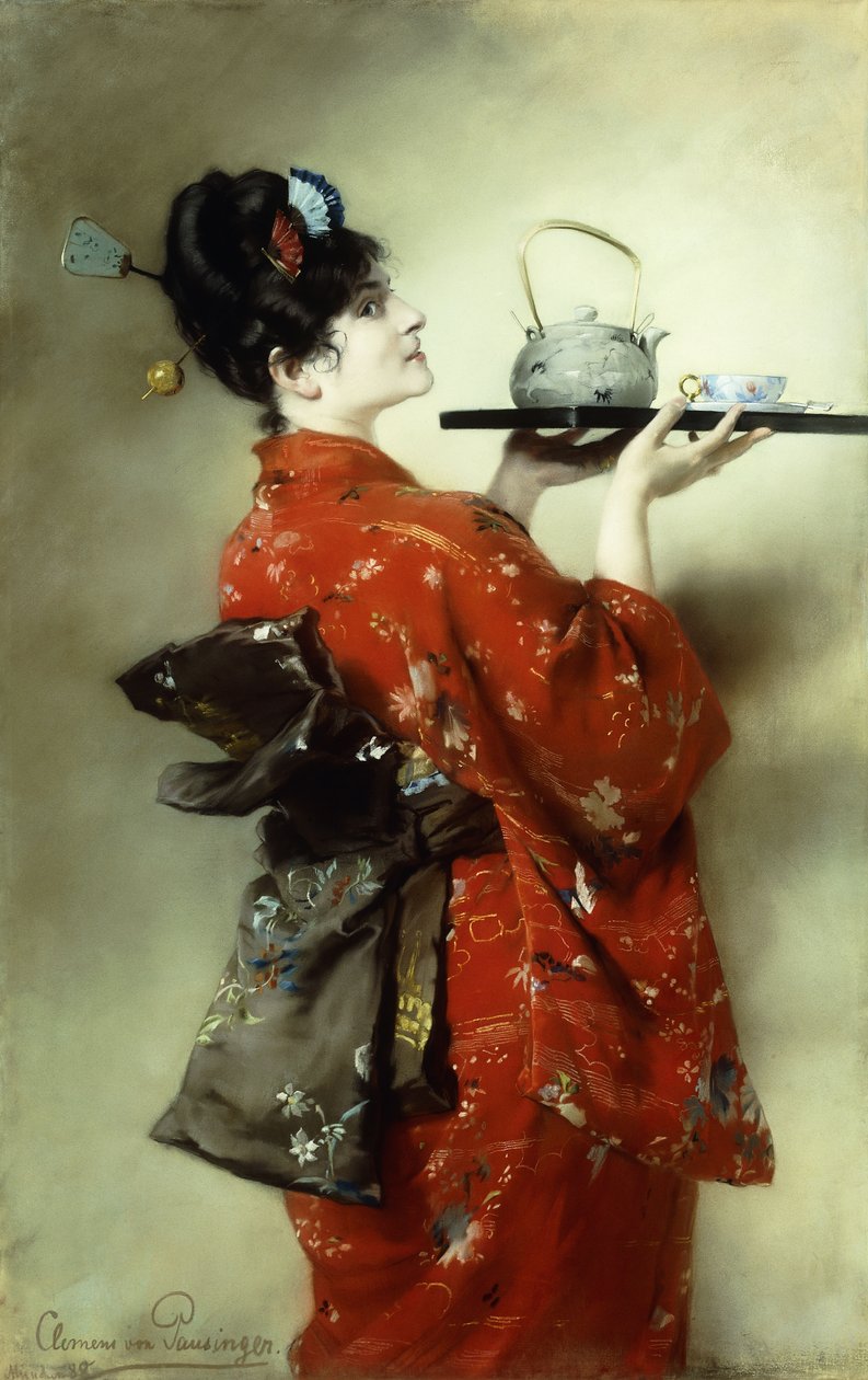 The Japanese Lady by Clemens von Pausinger: Fine art print