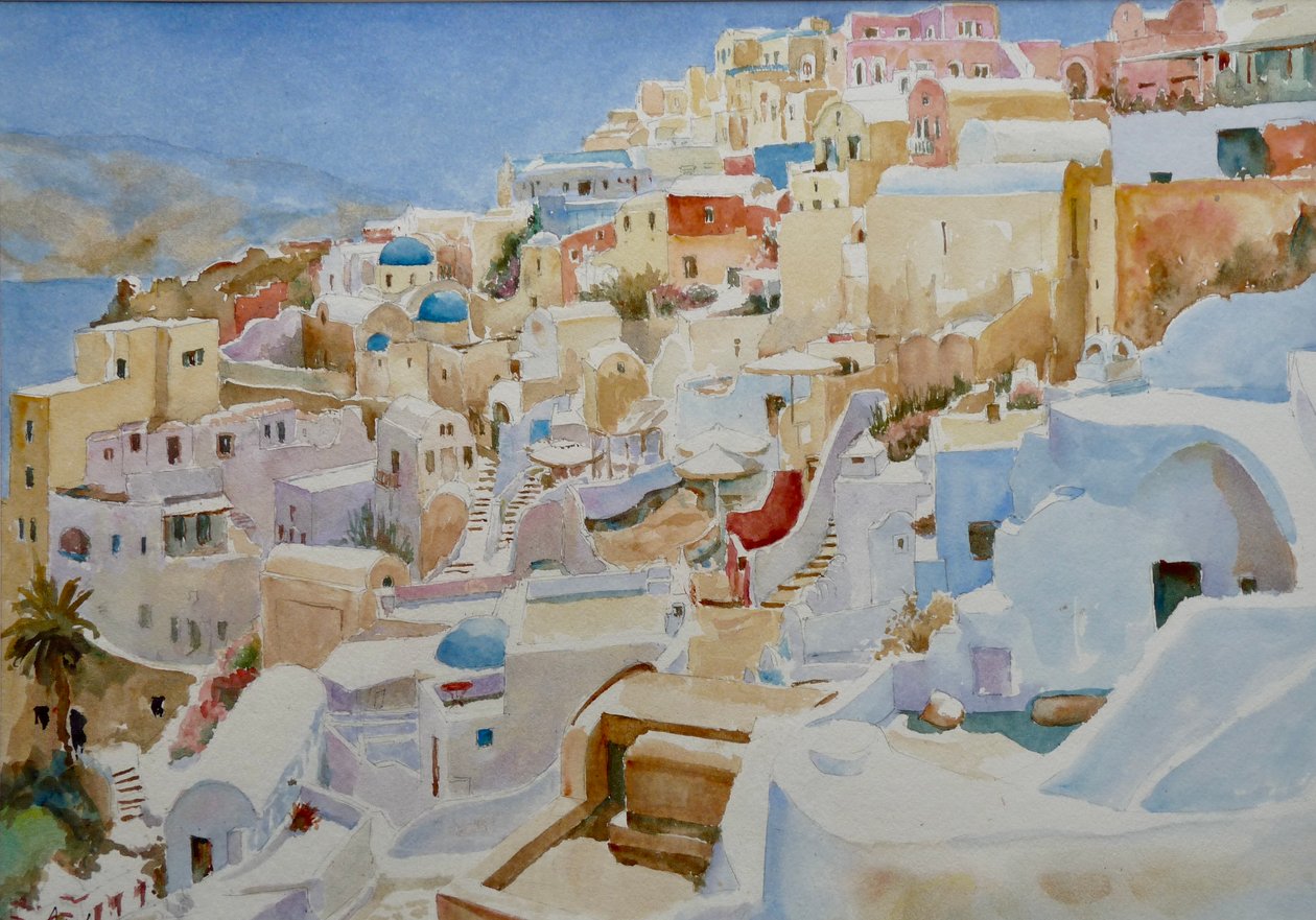 Santorini, Oia, 2019 by Clive Wilson: Buy fine art prints