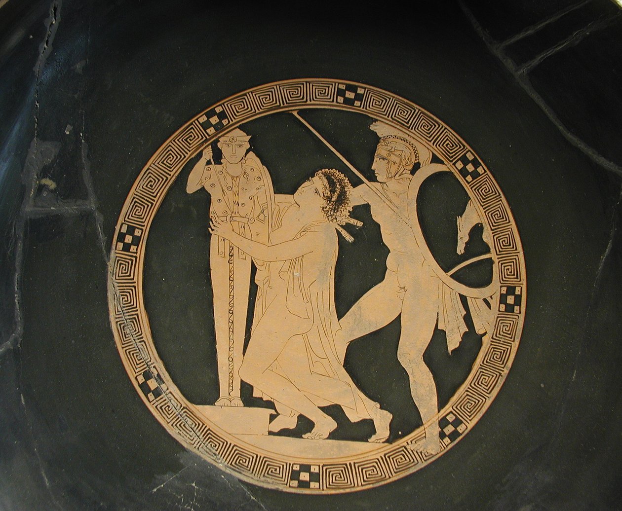 Ajax the Lesser drags Cassandra from the Palladium