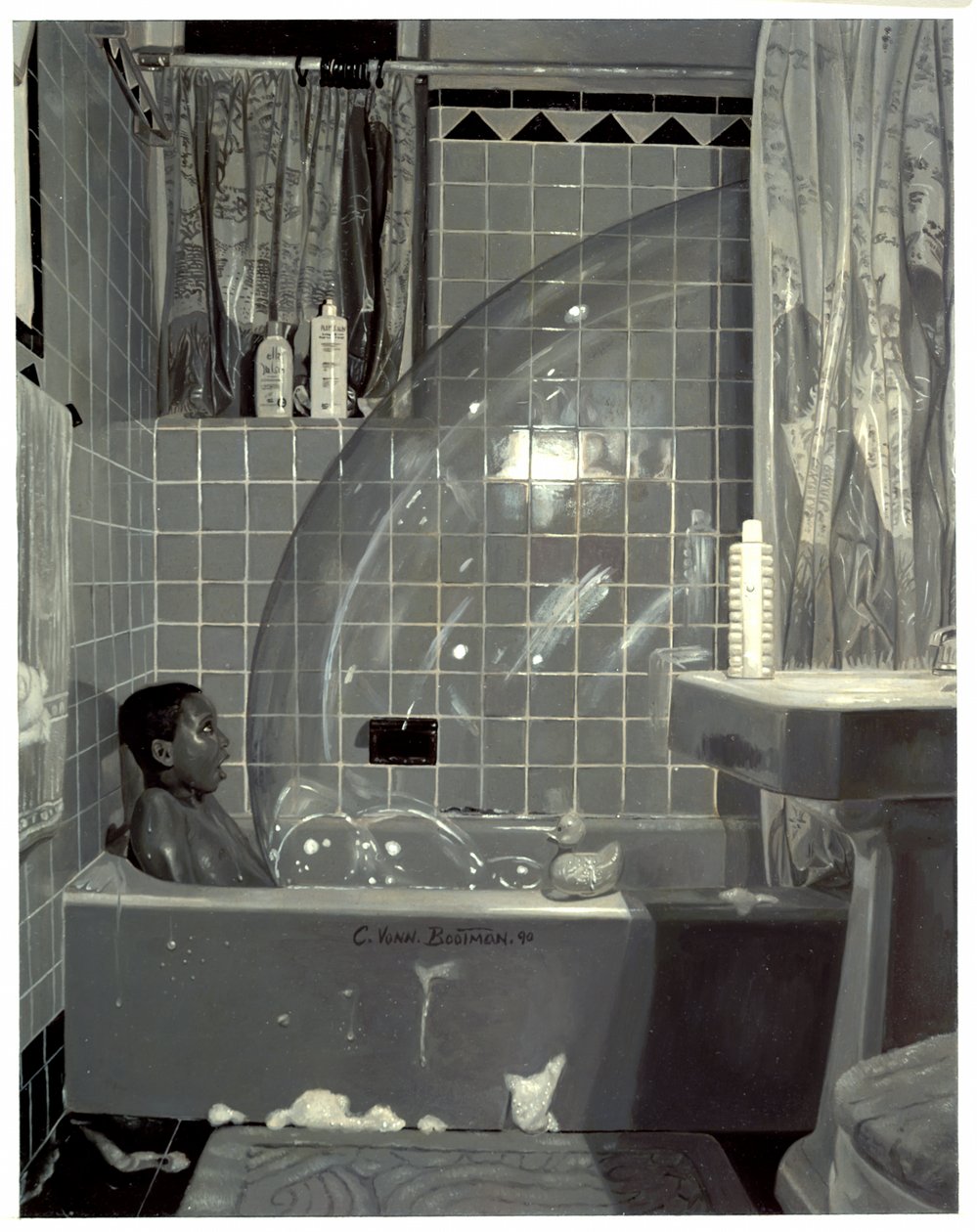 Boy and the Bubble by Colin Bootman: Buy fine art print