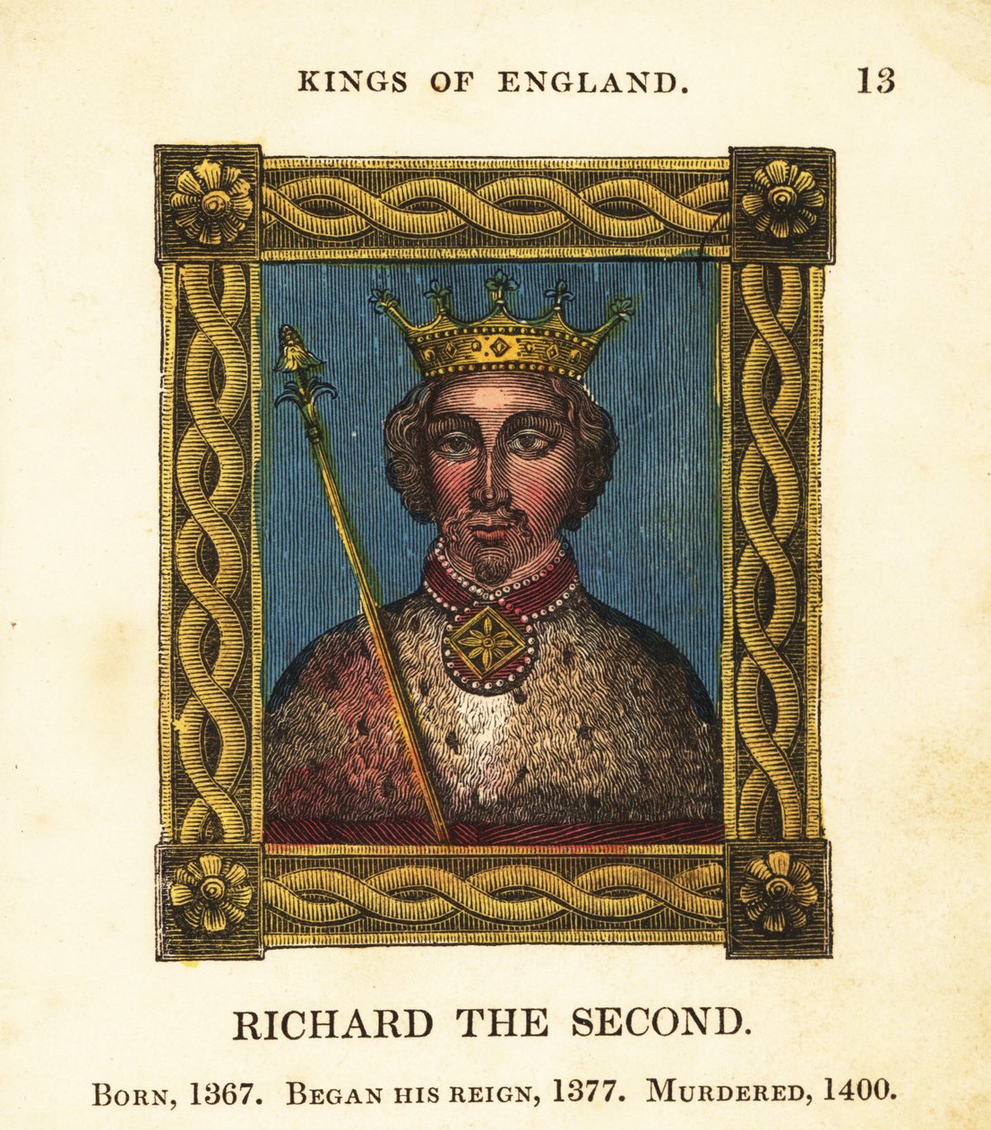 Portrait of King Richard II of England by Cosmo Armstrong