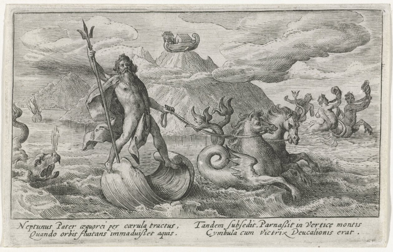 Neptune Calms the Waves (Metamorphoses of Ovid series)