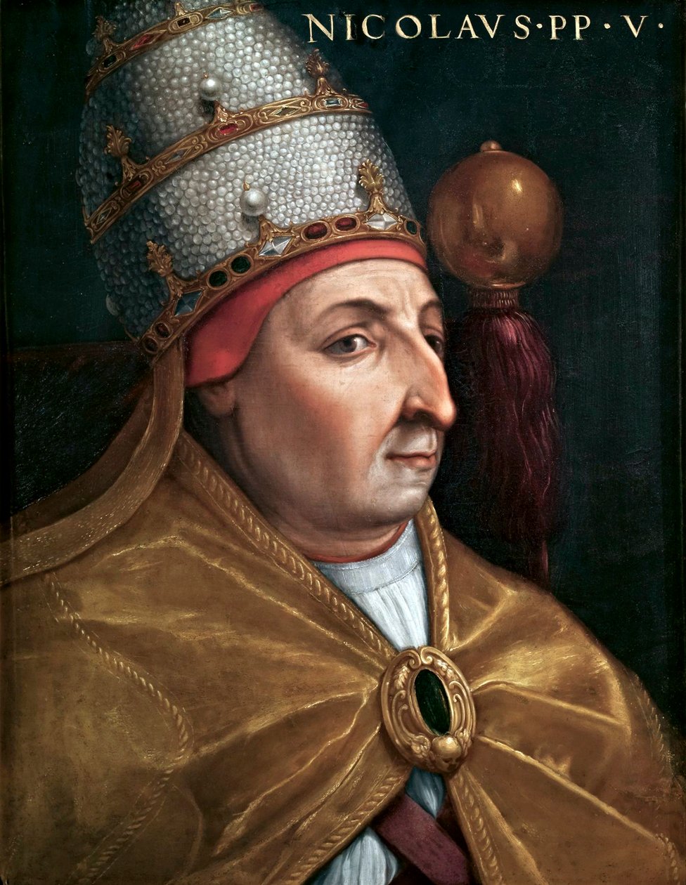 Portrait of Pope Nicholas V by Cristofano dell Altissimo