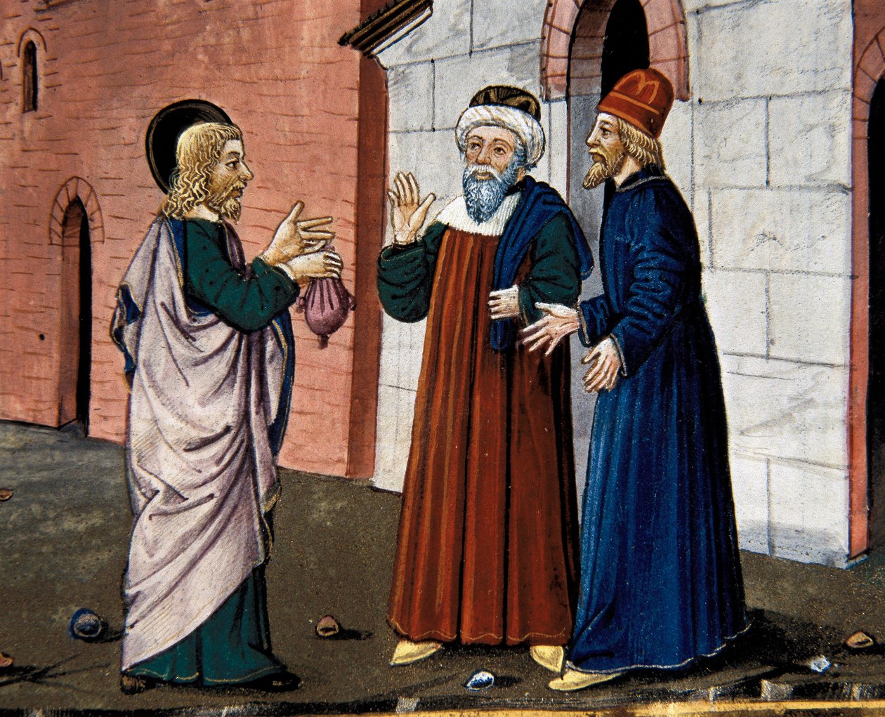 Judas Goes to the Priest and Confesses His Betrayal of Christ, from the ...