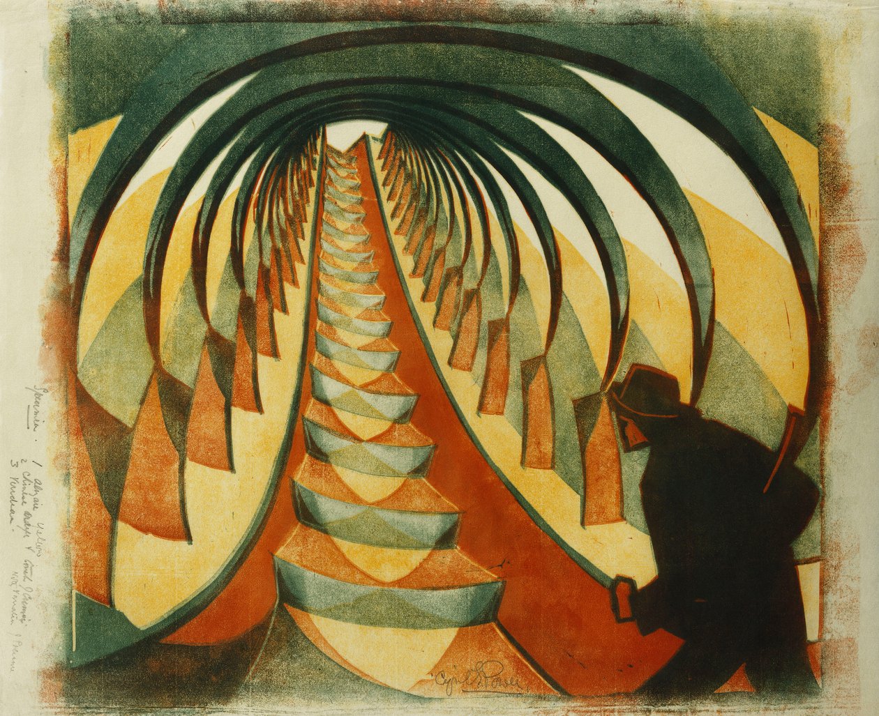 The Escalator (c. 1929) by Cyril Edward Power