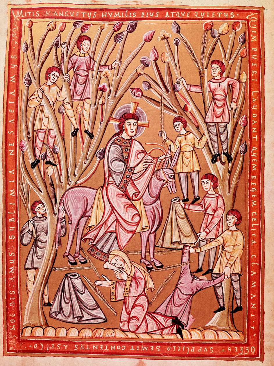 Jesus' Triumphal Entry into Jerusalem by Czech School