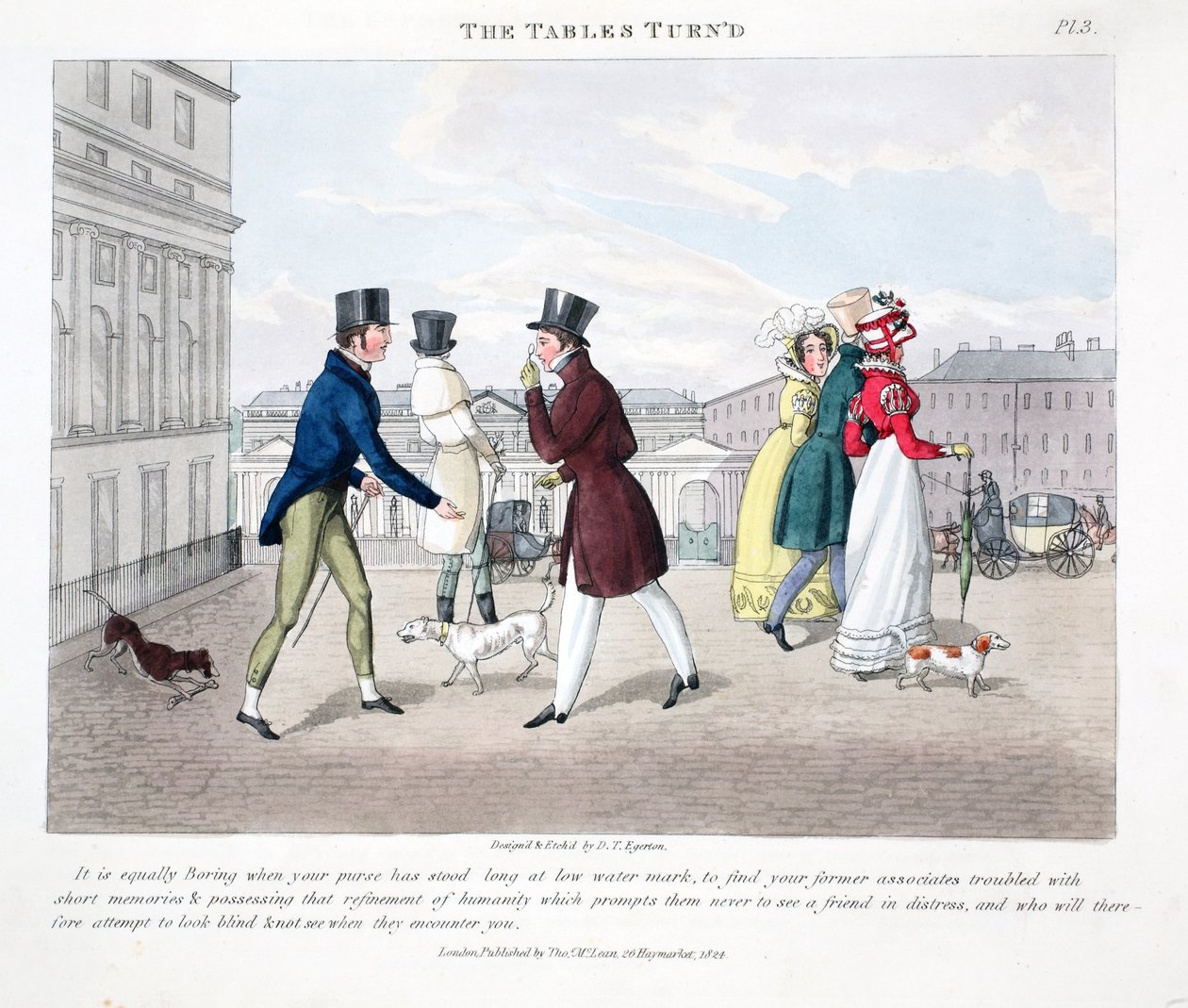 The Tables Turn'd, Illustration from 'Fashionable Bores or Coolers in ...
