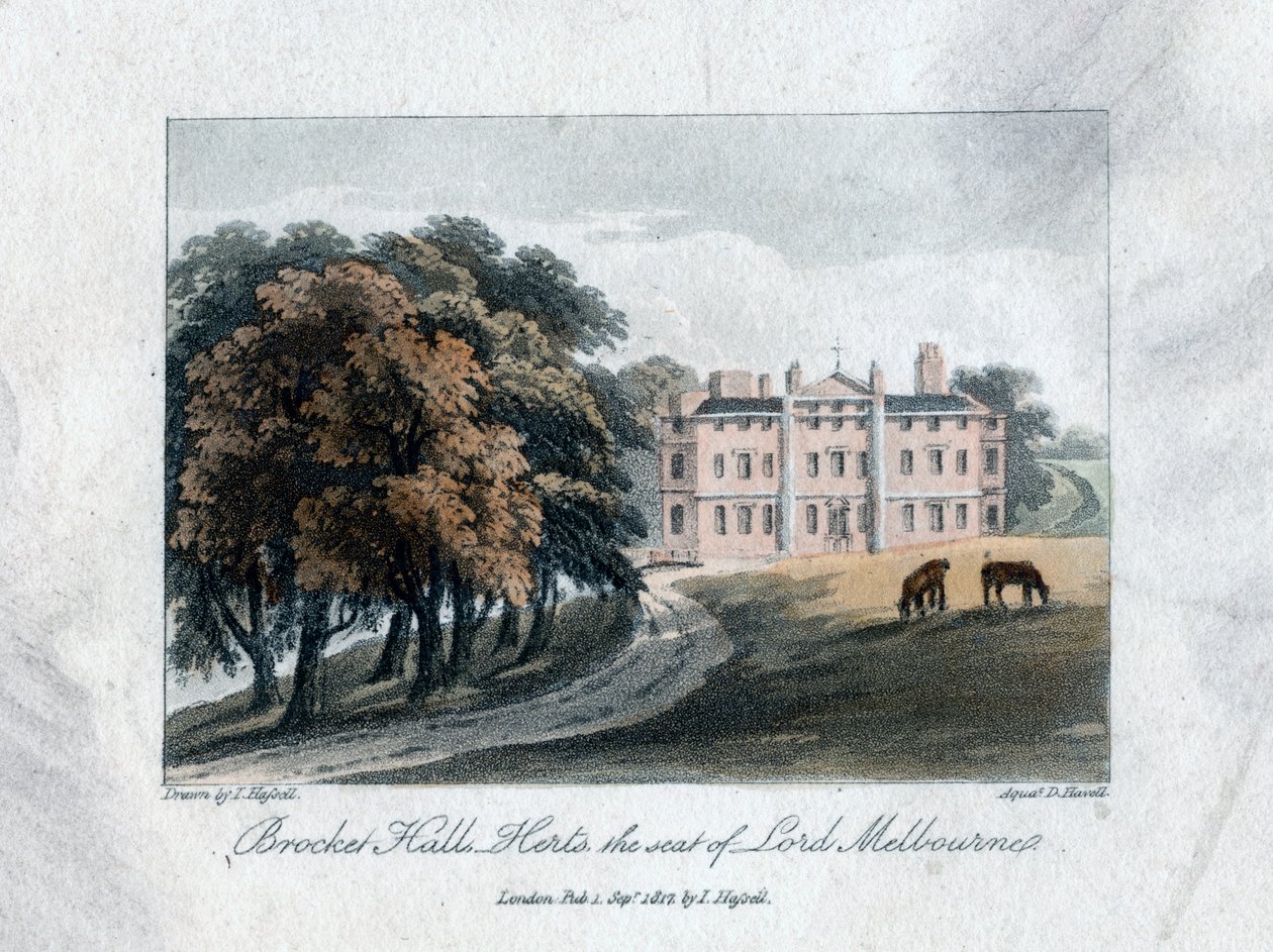 Brocket Hall, Herts, the Seat of Lord Melbourne