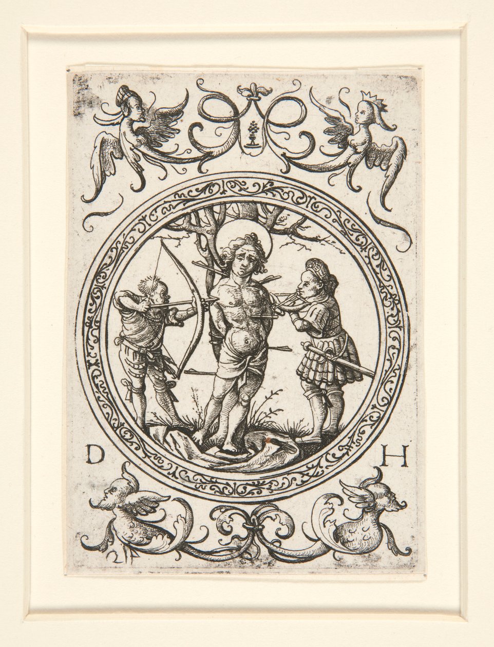 Saint Sebastian by Daniel Hopfer: Premium art reproduction