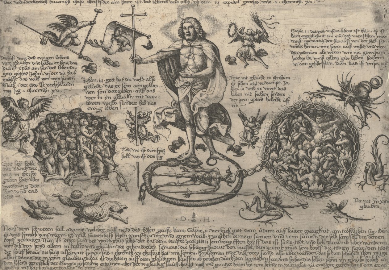 The Triumphant Christ by Daniel Hopfer: Buy fine art print