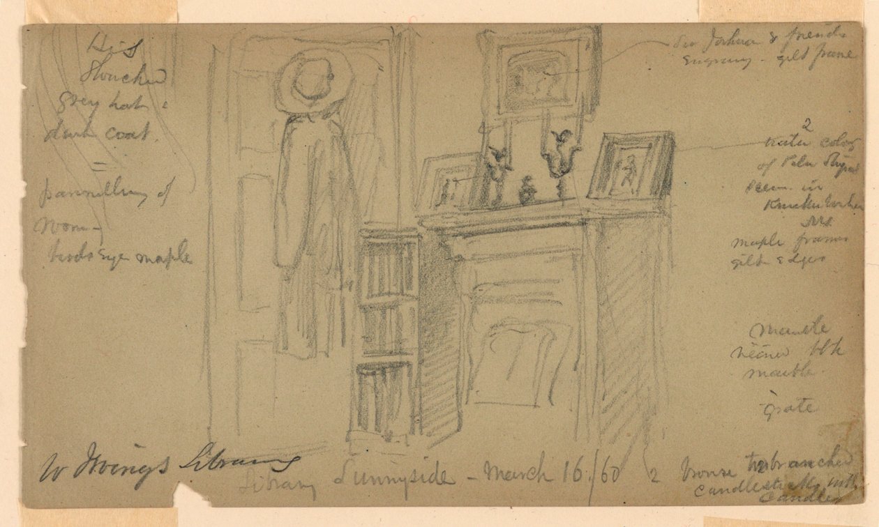 Washington Irving's Library at Sunnyside