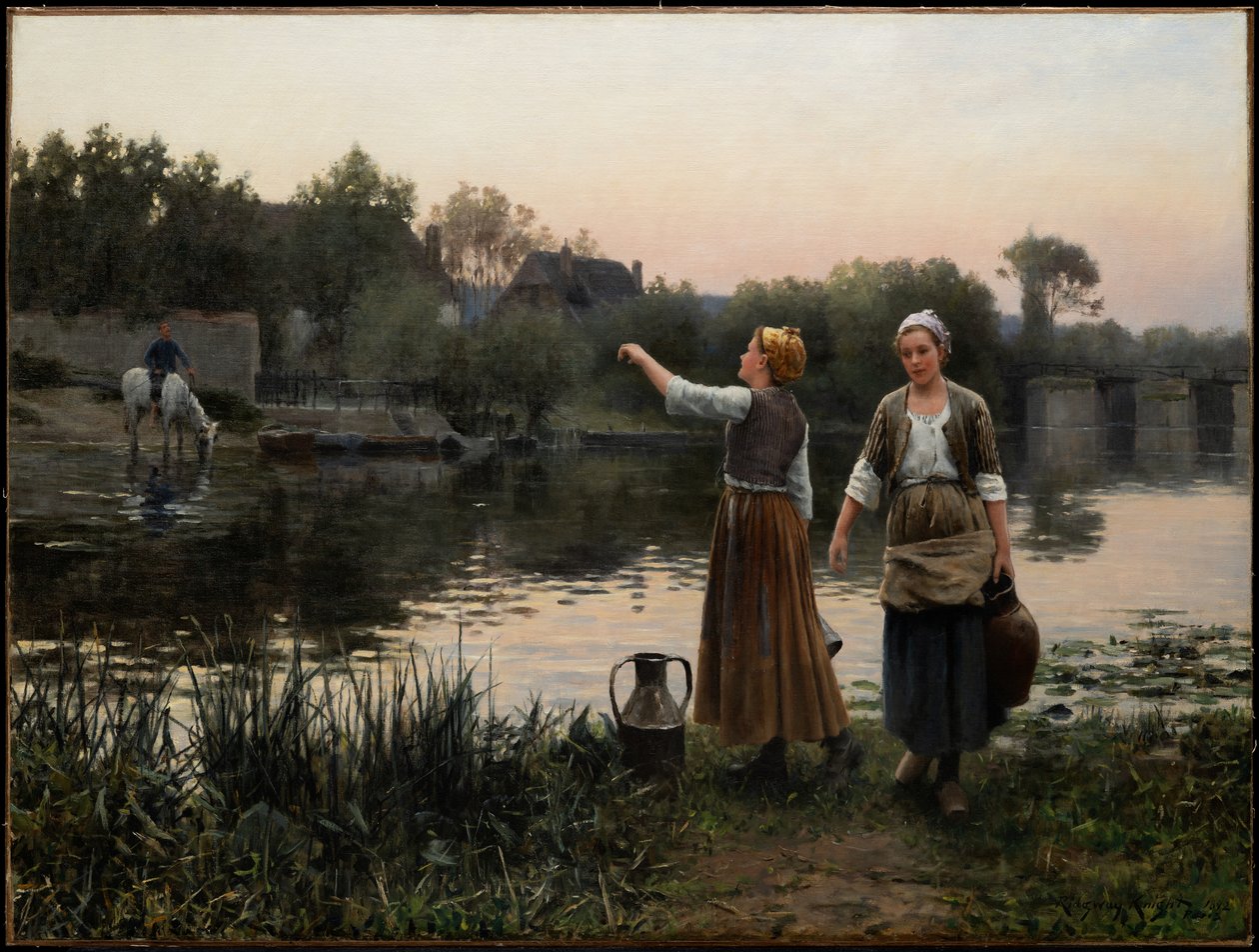 The Water Carriers by Daniel Ridgway Knight