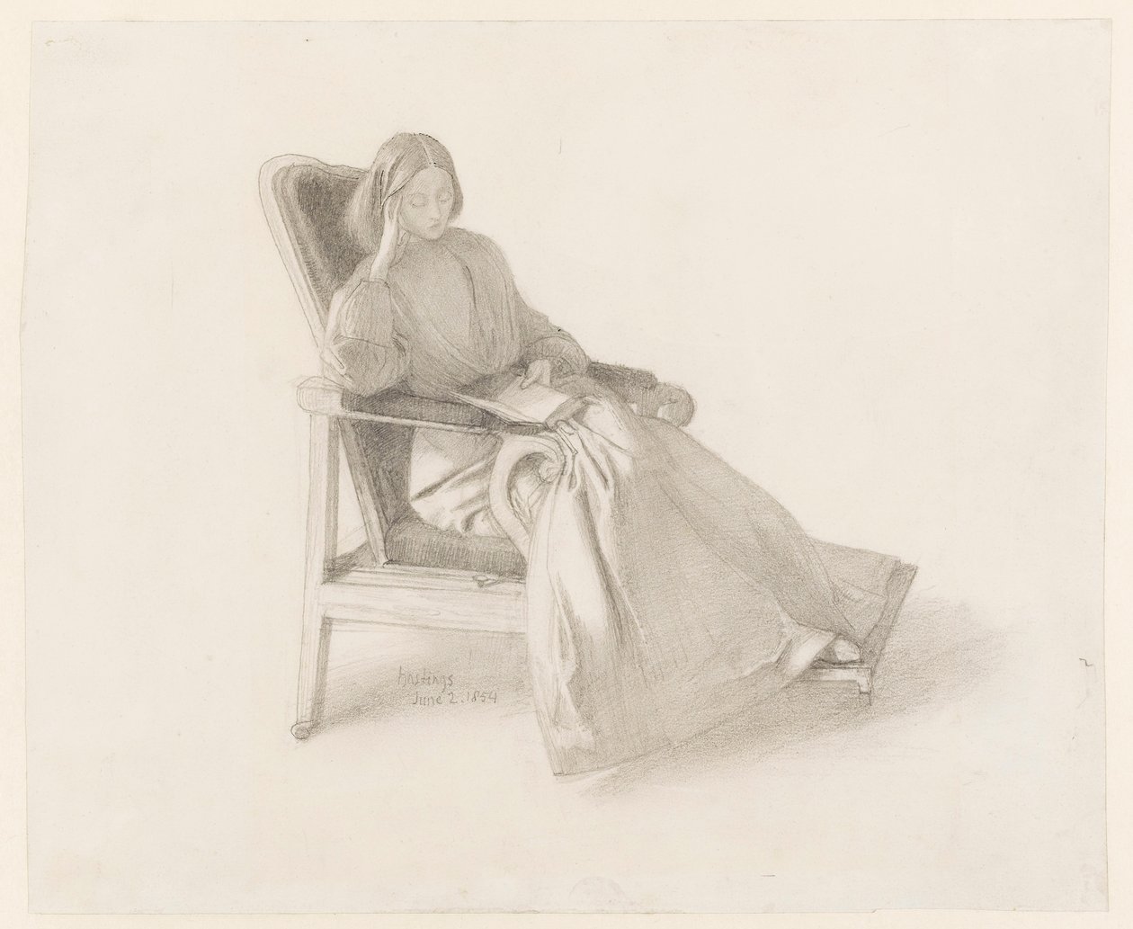 Portrait of Elizabeth Siddal, 1854