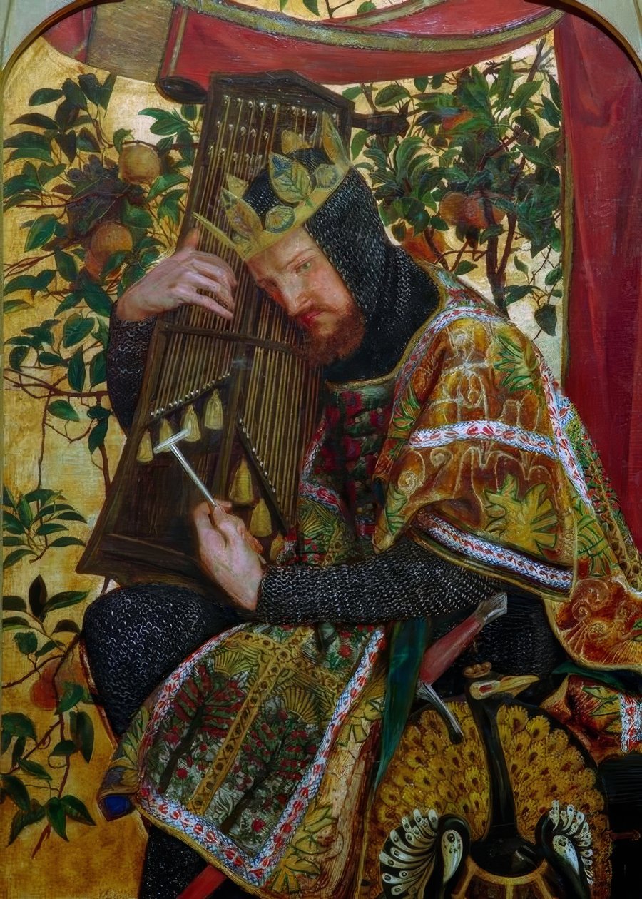 David as King by Dante Gabriel Charles Rossetti