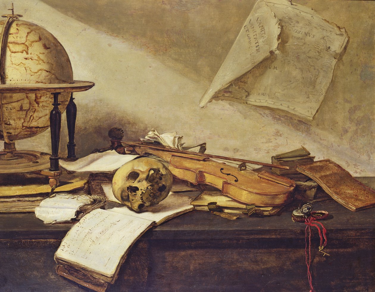 Memento Mori by David Teniers the Younger: Fine art print