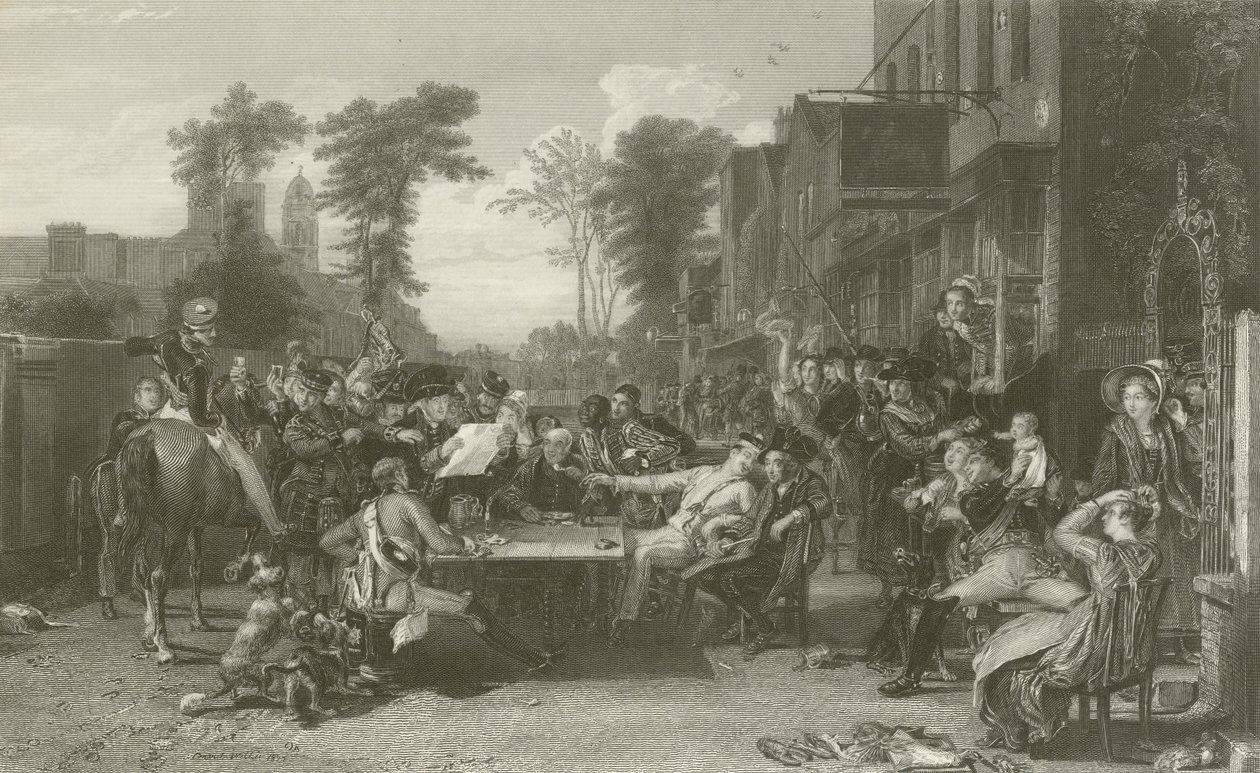 Chelsea Pensioners Reading the Gazette of the Battle of Waterloo