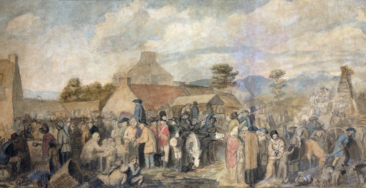 Pitlessie Fair, 1804 by David Wilkie: Buy fine art print