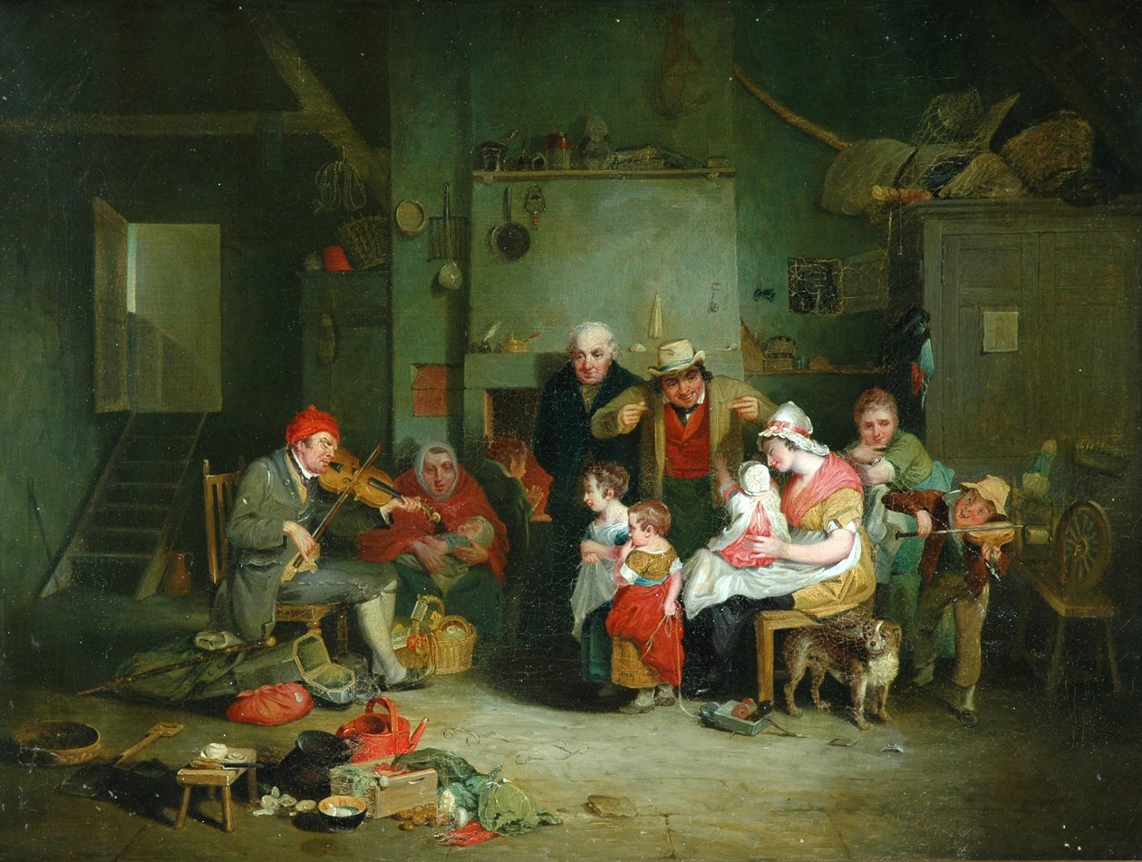 The Blind Fiddler by David Wilkie: Buy fine art print