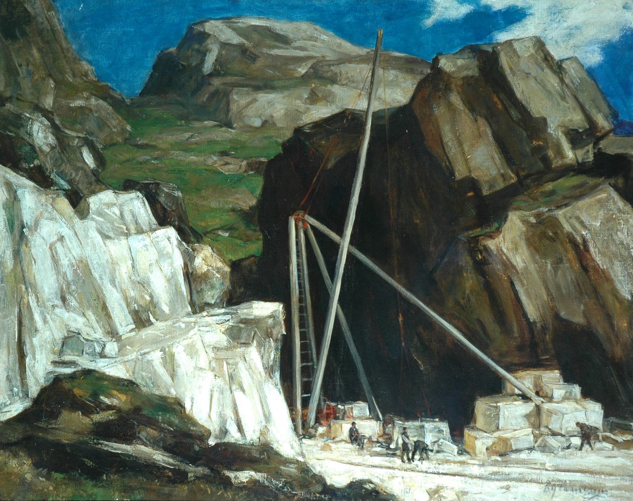 The Marble Quarry, Iona by David Young Cameron