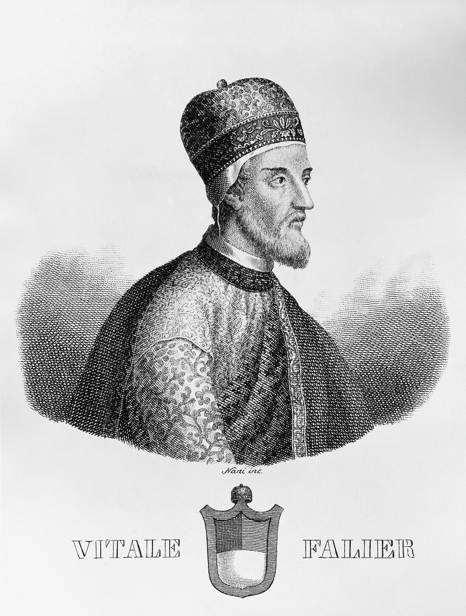 Portrait of Vitale Falier, 32nd Doge of Venice
