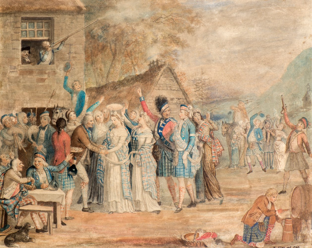 Highland Wedding by David Allan: Buy fine art print