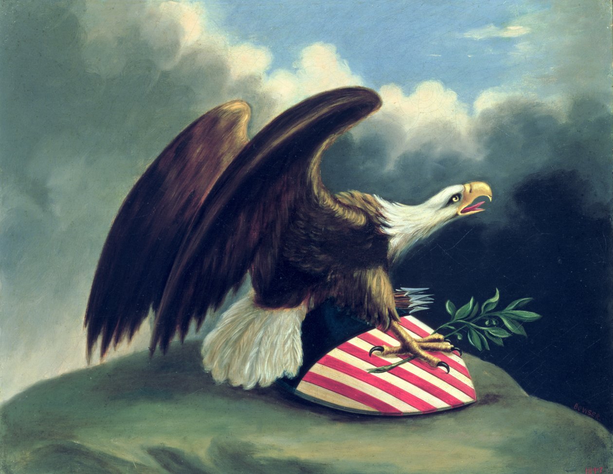 Bald Eagle and the Shield of the United States, c.1847