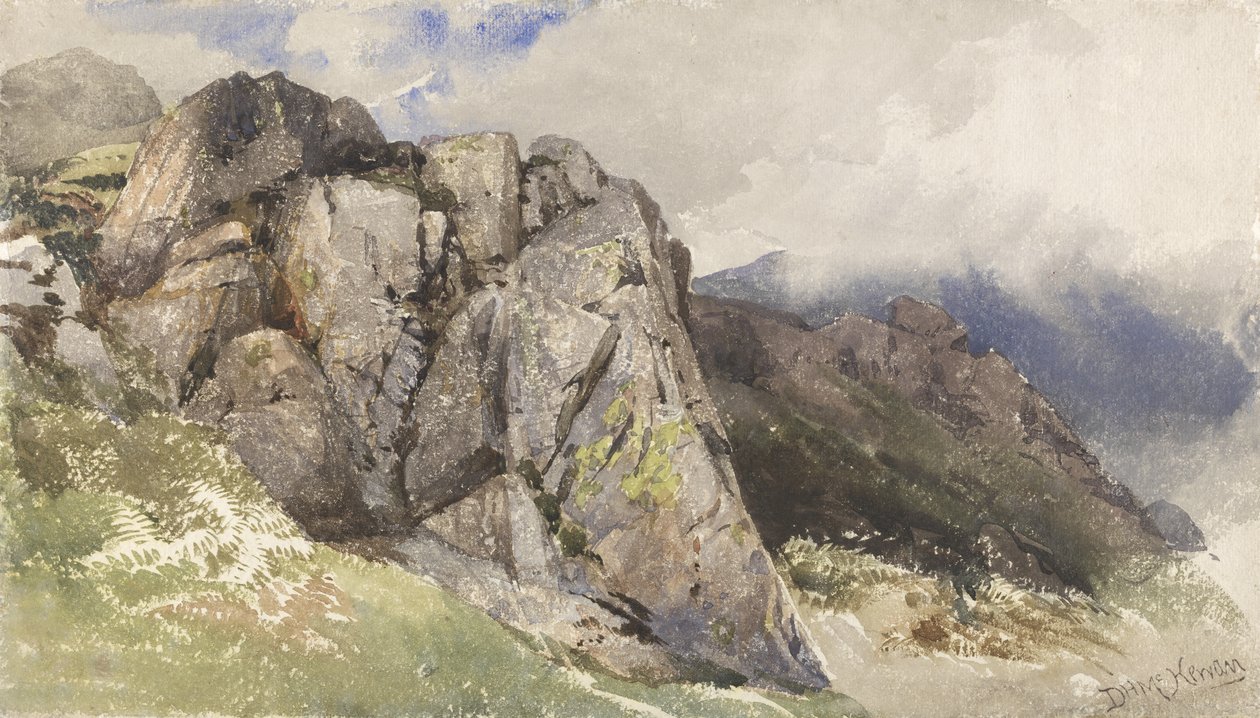 Mountain Rocks by David Hall McKewan: Buy fine art print